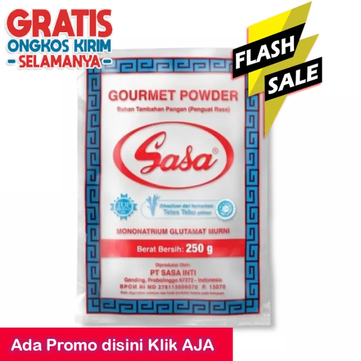 SASA BUMBU PENYEDAP MSG SASA MICIN PENYEDAP RASA kemasan 250 GR ...