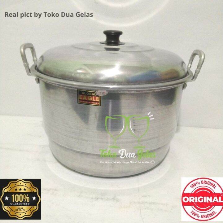 Panci Kukus Serbaguna Ukuran 36 40 45 Global Eagle Alumunium Panci ...