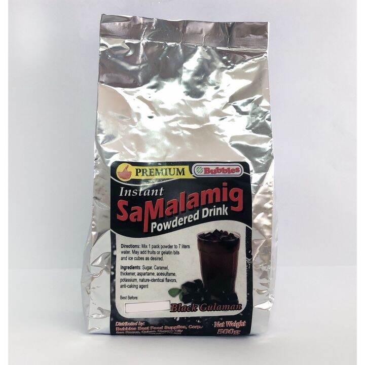 Black Gulaman SaMalamig Powder Juice Powder Drink 500 grams for 7 ...