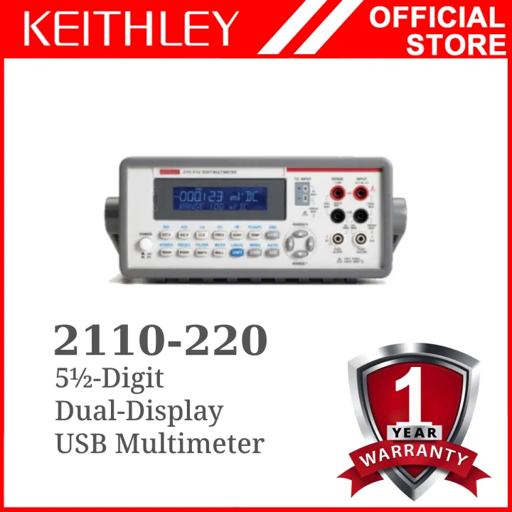 Keithley 2110-220 5½-Digit Dual-Display USB Multimeter | Lazada