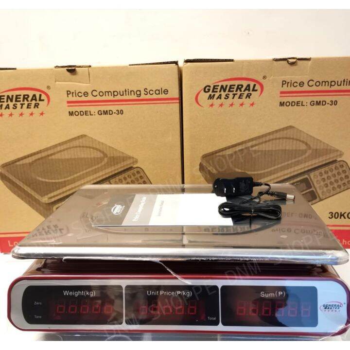 GENERAL MASTER DIGITAL WEIGHING SCALE 30KG The New | Lazada PH