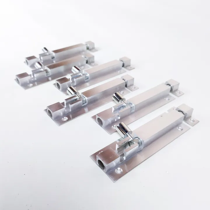 paket 6 biji Grendel 4 inch panjang 11 cm grendel kotak alumunium ...