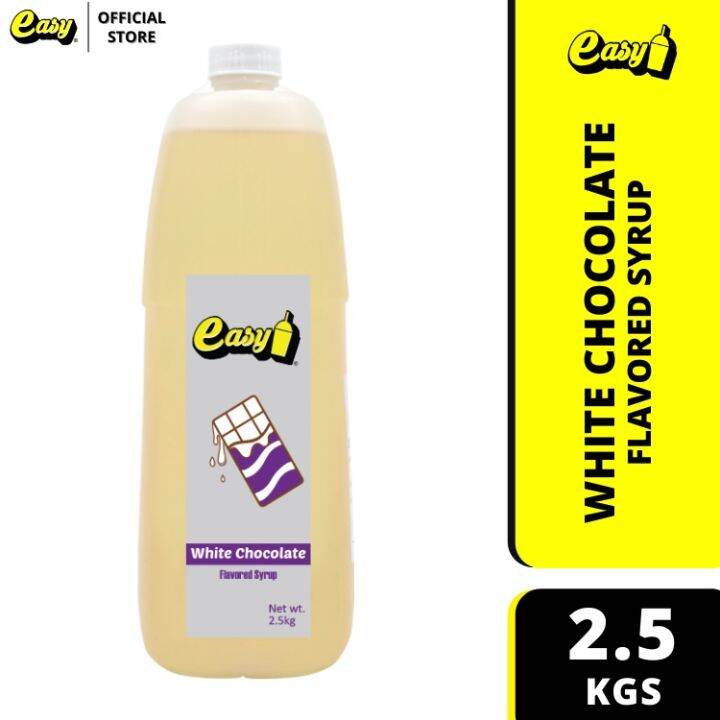 EASY BRAND - White Chocolate Flavored Syrup 2.5kg | Lazada PH