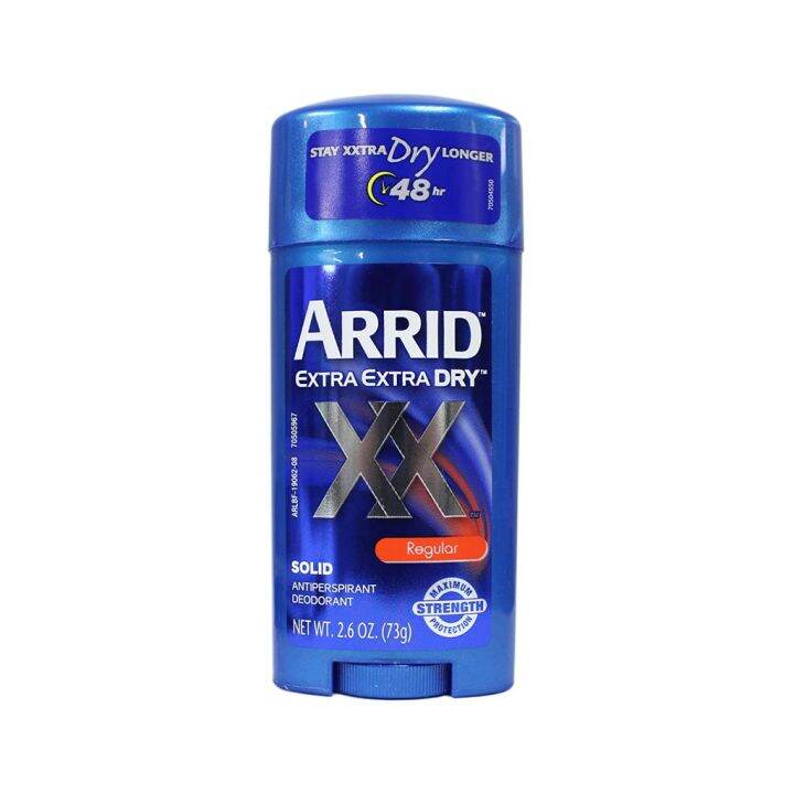 ARRID EXTRA EXTRA DRY SOLID DEODORANT REGULAR SCENT 1.0 oz-2.6 oz ...