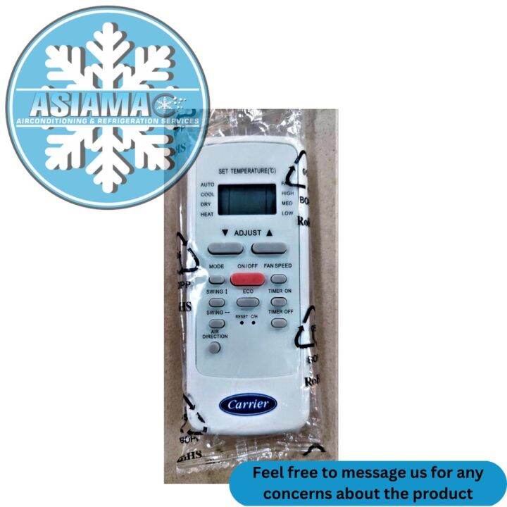 Carrier - RG51Q1/BGE - Original Aircon Remote Control | Lazada PH