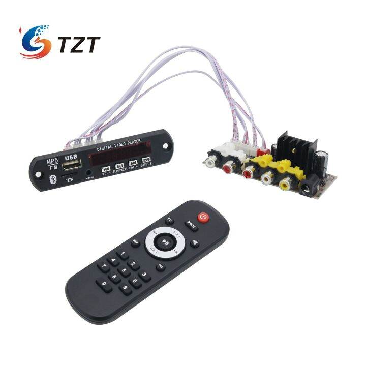 TZT Video Audio Decoder DTS Lossless Bluetooth Receiver Board HD Mp4 Mp5 APE WAV MP3 Decoding ...