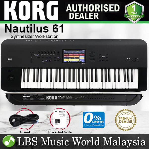 Korg Nautilus 61 61 Key Synthesizer Music Workstation Keyboard Piano With Software Bundle | Lazada