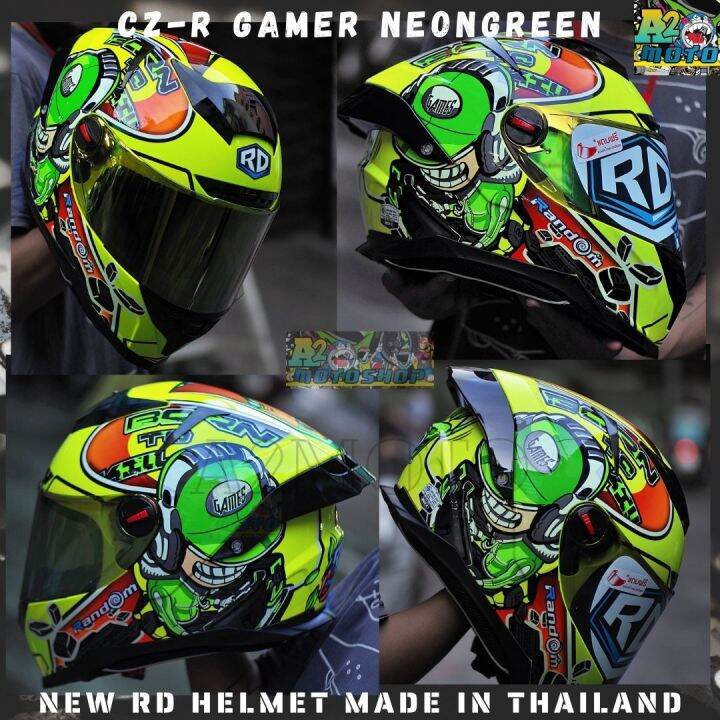 Index Random RD Helmet CZR High Quality Full Face Motor Spoiler Helmet ...