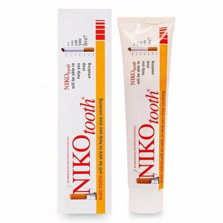 NIKO Tooth - The ANTI-SMOKING toothpaste + teeth whitening + stain ...