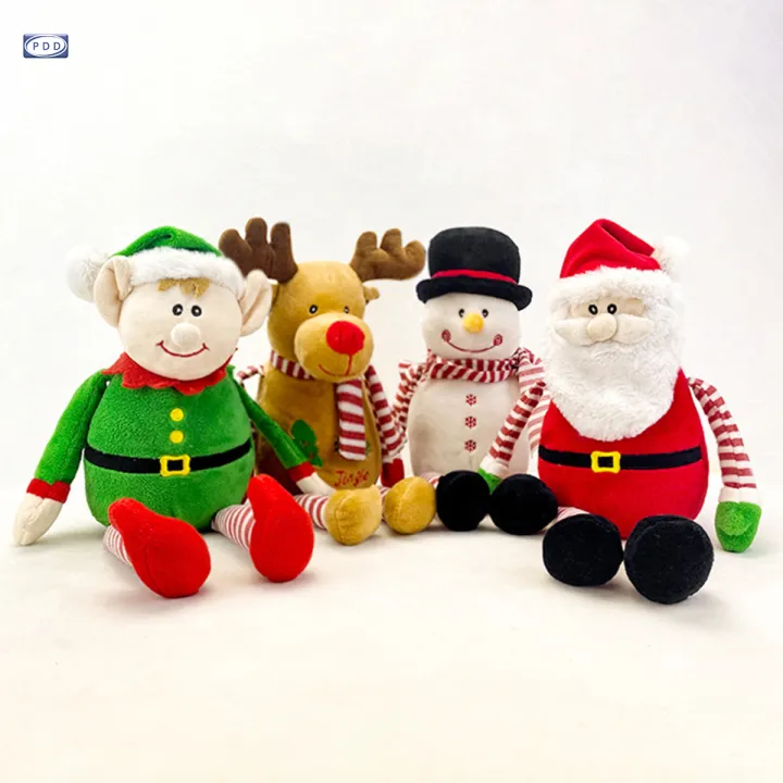 PDD 40เซนติเมตรคริสต์มาสมนุษย์หิมะตุ๊กตาตุ๊กตาของเล่นตุ๊กตามินิตัวละคร ...