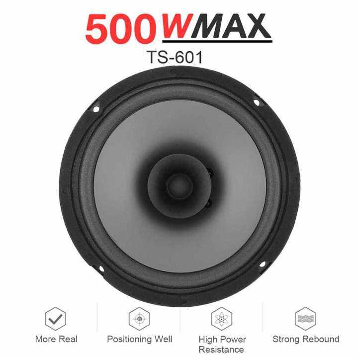 Speaker Mobil HiFi 6.5 Inch 500W 1 PCS - TS-601 / Loadspeaker Car Load ...