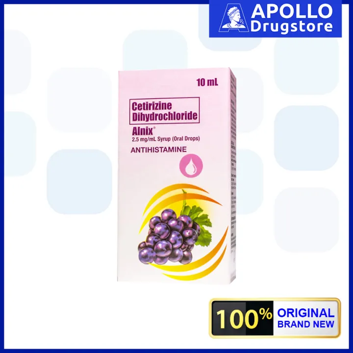 Unilab Alnix 2.5Mg Drop 10Ml / 60Ml - Cetirizine | Lazada PH