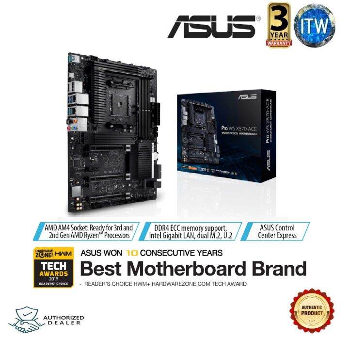 Pro WS X570-ACE Workstation AM4 ATX X570 Chipset Motherboard. | Lazada PH