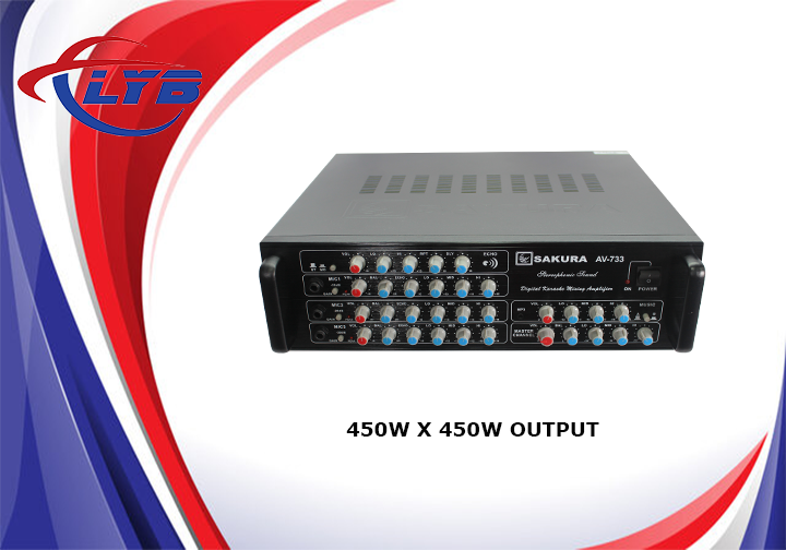Sakura AV-733 Karaoke Mixing Amplifier | Lazada PH