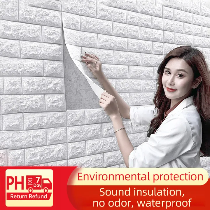 ICON 3D environmental wall sticker, waterproof、anti-collision、oil stain ...