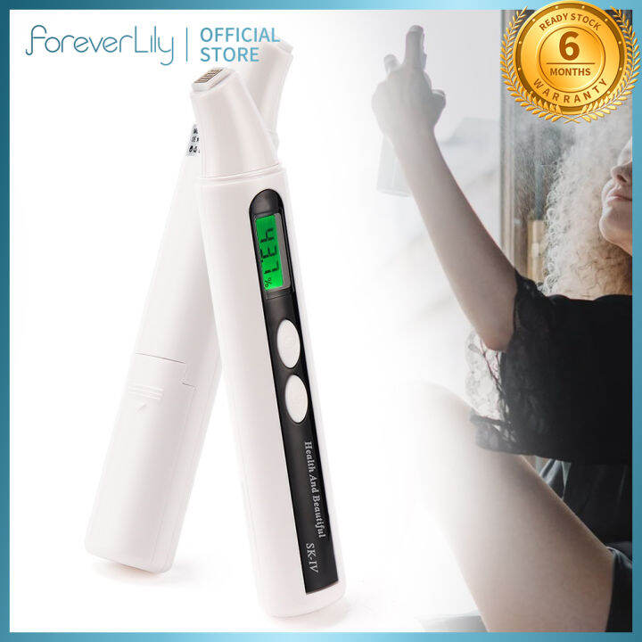 foreverlily Portable Skin Moisture Tester Digital LCD Display Skin ...