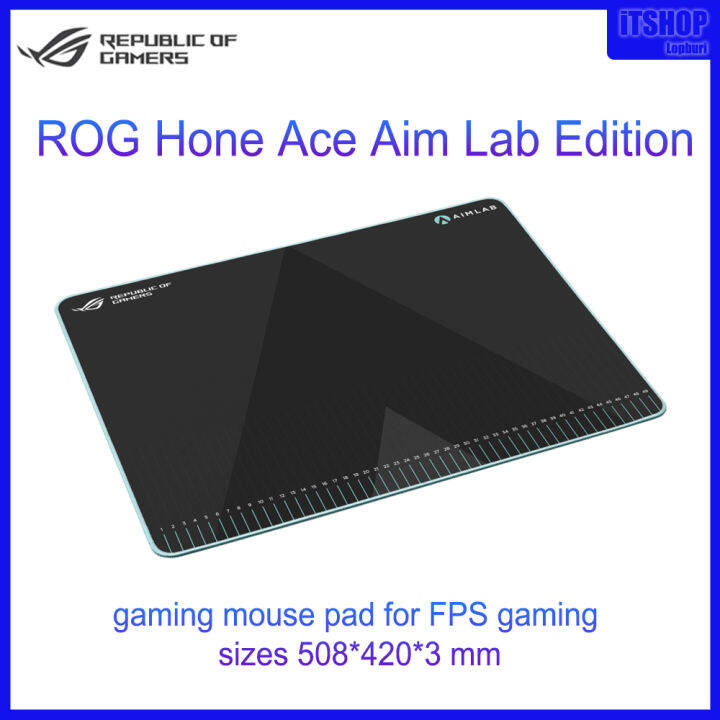 Mouse pad (แผ่นรองเม้าส์) / ROG Hone Ace Aim Lab Edition / sizes 508 ...
