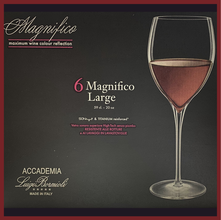 Sale Luigi Bormioli Magnifico Large 6pc Premium Wine Glass Lazada Singapore