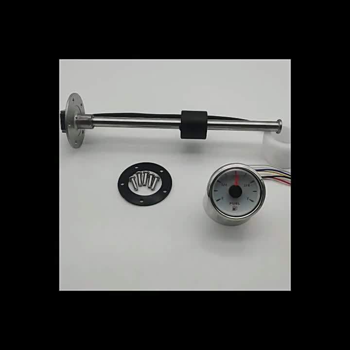 240-33Ω Fuel Float Sensor 52mm Fuel Level Gauge 7 Color LED Oil Tank ...