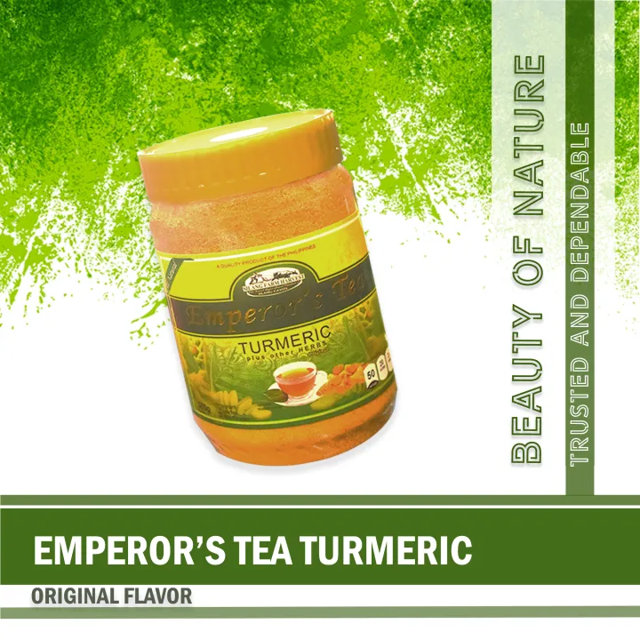Emperor's Tea Turmeric Plus Other Herbs Original Flavor 350g 1 Jar ...