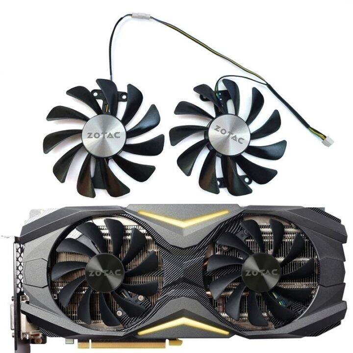 NEW 95MM 4PIN GAA8S2U GTX 1080 AMP Edition GPU FanFor ZOTAC GeForce GTX ...