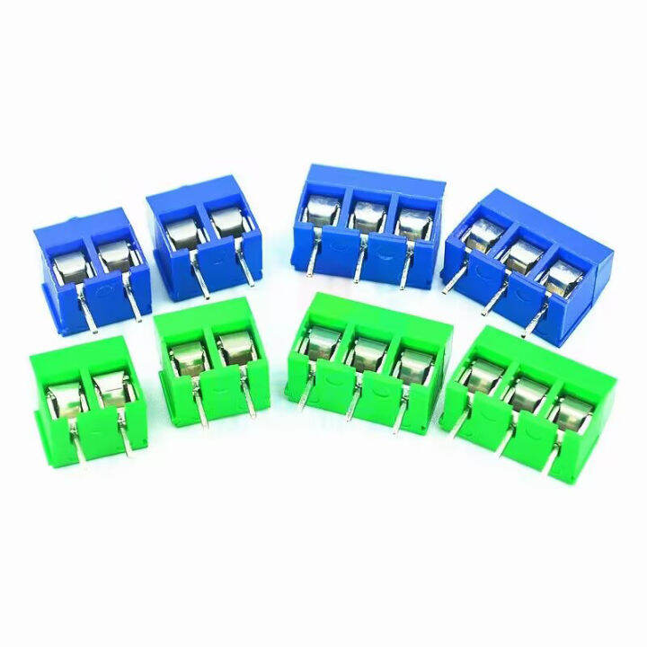 10Pcs KF301 2P 3P 4P 5mm Screw Wire Terminal Block KF301-2P KF301-3/4P Pitch 5.08mm Straight Pin ...