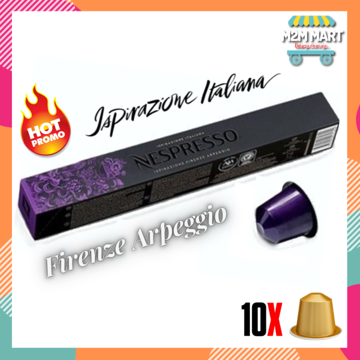 Kopi Kapsul Nespresso Italiana Ispirazione Firenze Arpeggio Capsule ...
