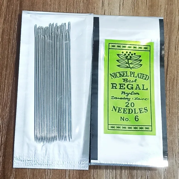 Jarum Jahit Tangan Regal / Jarum Regal / Jarum Regal Nylon | Lazada ...