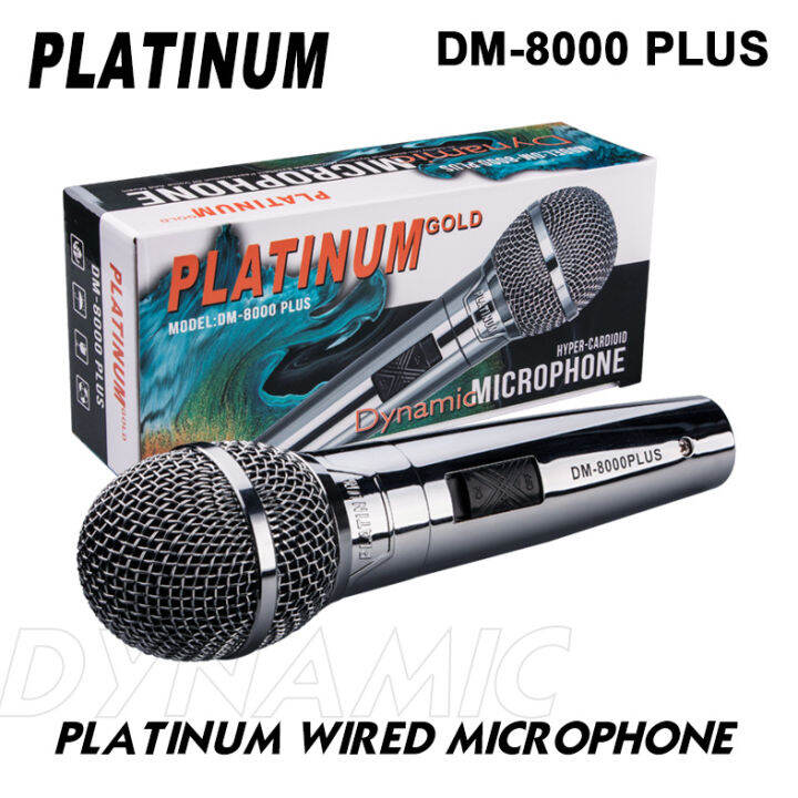 Platinum New Product Hyundai Platinum DM-8000 Plus Professional Hyper-Cardioid Dynamic Gold ...
