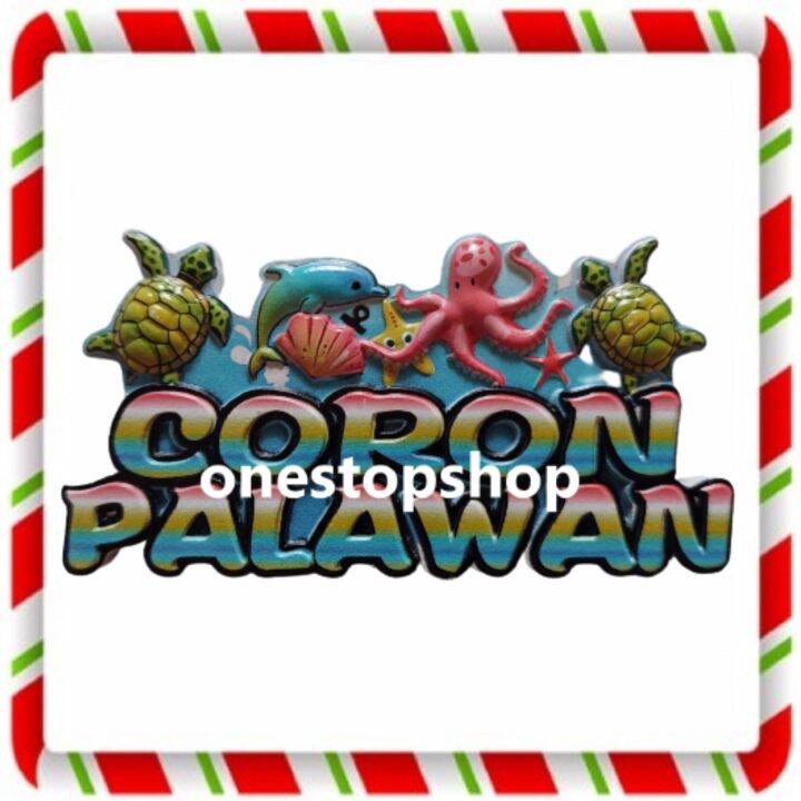 Philippines Palawan Coron Marine Life Ref Fridge Magnet Kitchen Decor ...