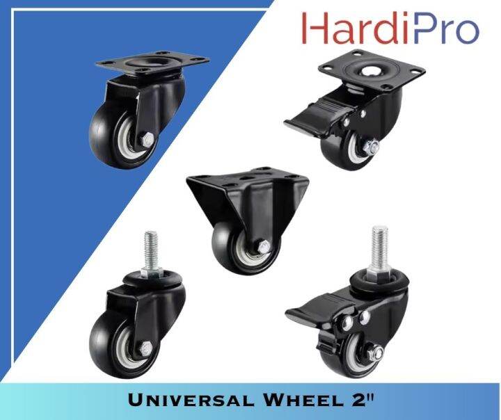 Caster Wheel 2 inch/Push Cart Wheel/ Rotating Caster Wheel/ Office ...