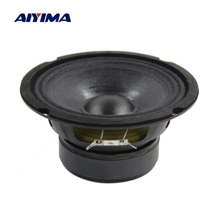 ♠۞ AIYIMA 6 Inch Pure Subwoofer Woofer Speaker 8 Ohm 80W Sound Bass Loudspeaker For Car Home ...