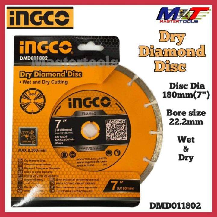 Ingco Diamond Cutting Disc DMD011802 7 INCHES | Lazada PH