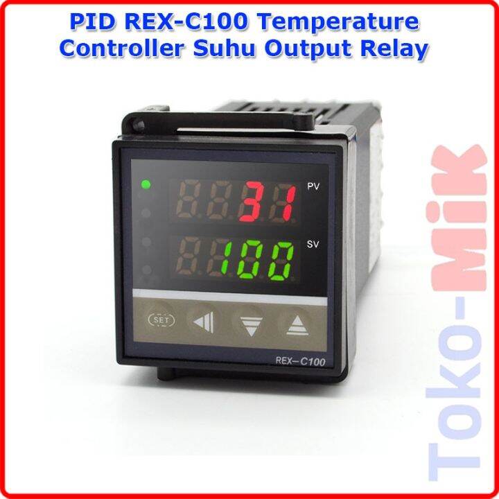 PID REX-C100 REX C100 Temperature Controller Suhu Output RELAY | Lazada Indonesia