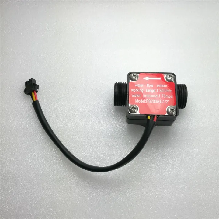 FS200A Ultisolar Hall Effect Flow Sensor Water 1-30L/min G1/2" Threaded ...