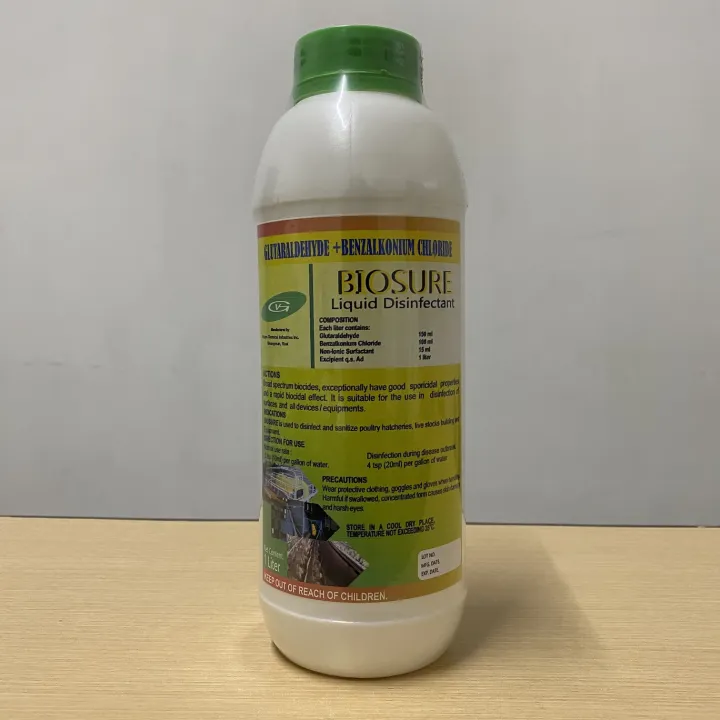 BIOSURE LIQUID DISINFECTANT | 1 LITER | VETGEN | Lazada PH