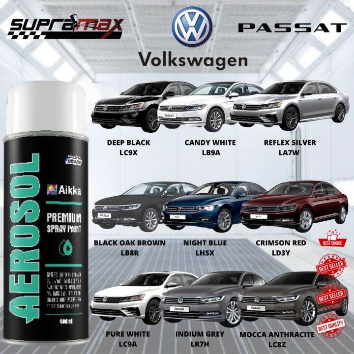 [Volkswagen Passat] SUPRAMAX Aerosol Spray 2K Paint/ Car Body Touch Up ...