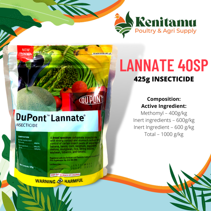 LANNATE 40SP 425g INSECTICIDE BY: DUPONT FOR PLANT CARE AND CROPS/ FAST ...