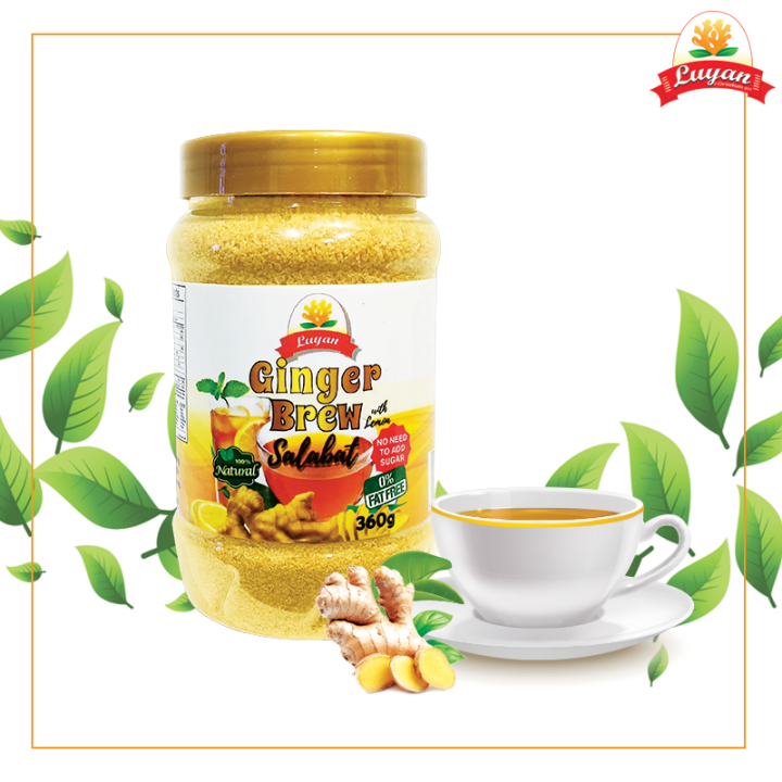 Luyan Ginger Brew with Lemon (360g) - 100% Natural | Lazada PH