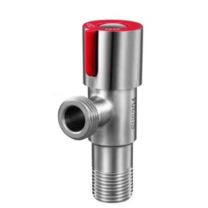 SUS304 stainless steel hot and cold water triangle valve flow control ...