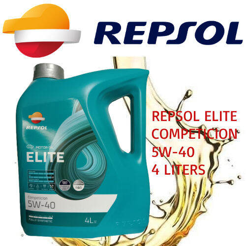 Repsol ELITE COMPETICION 5W-40 4 LITERS | Lazada PH