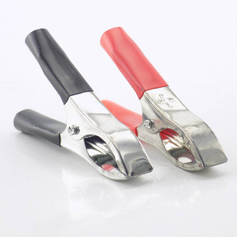 1 Pair Alligator Clips Probe Crocodile Clip Clamps Connector 5A 30A 50A ...