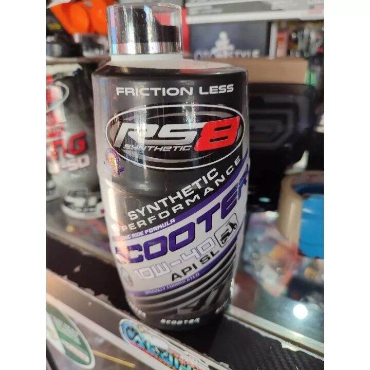 RS8 Oil Eco SCOOTER 800ML 10W-40 MA1 SYNTHETIC ORIGINAL | Lazada PH