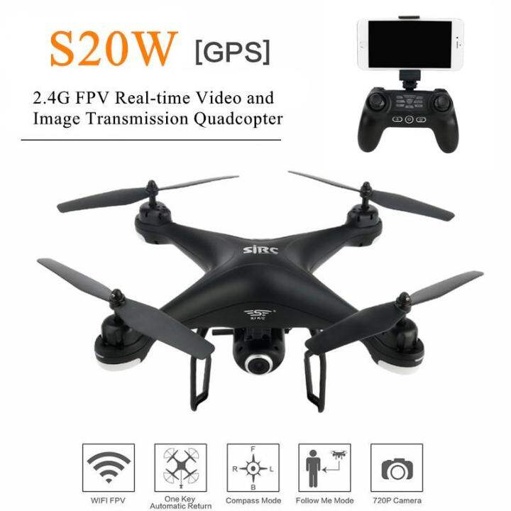 S20W 9-Axis Gyro and Dual GPS HD Camera Quad-copter Drone | Lazada PH
