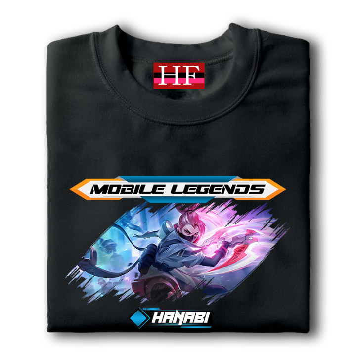Hanabi T-shirt Mobile Legends tshirt for Men Women Unisex MLBB ML Tee ...