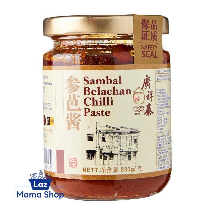 Kwong Cheong Thye Sambal Belacan Chilli Paste (Laz Mama Shop) | Lazada ...