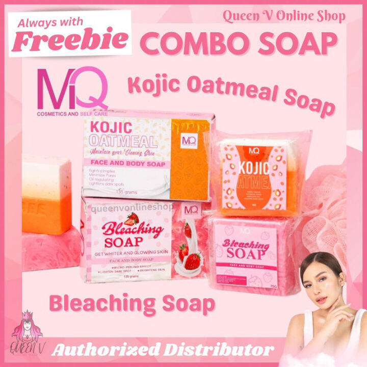 MQ Cosmetics Bleaching Soap & Kojic Oatmeal Soap - BEST COMBO | Lazada PH