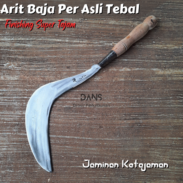 Arit Baja Per Tebal Finishing Putih Super Tajam - Aret Pengaritan Sabit ...