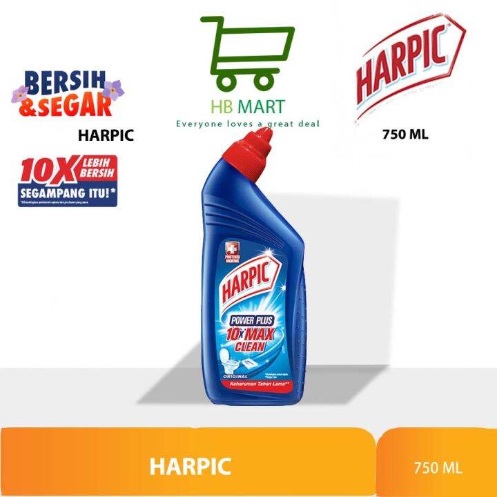 Harpic Power Plus 10X Max Clean Original / ORANGE 750ml | Lazada Indonesia