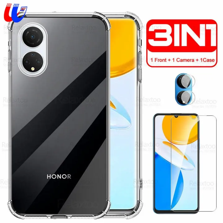3in1สำหรับ Honor X7 Case + กระจก Honorx7 Honar Xonor X7 X 7 2022กล้อง ...